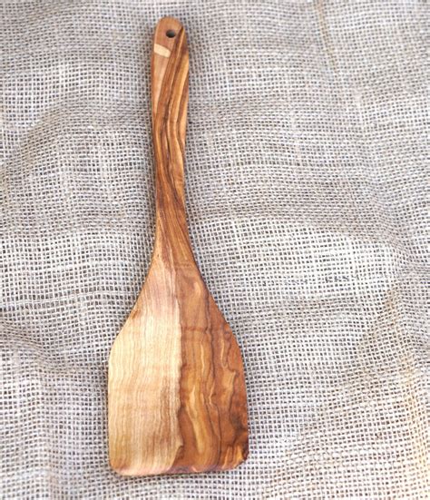 Olive Wood Wooden Spatula Handmade Olive Wood Utensils Natural Olive