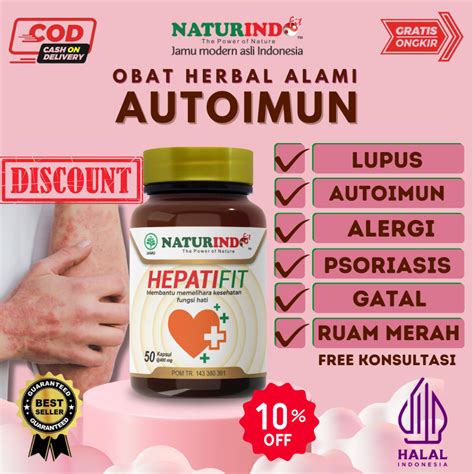 Jual Obat Herbal Autoimun Psoriosis Lupus Gatal Alergi Biduran Hepatifit Naturindofit Shopee