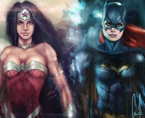 Wonder Woman And Batgirl By Chrisfischer1 On Deviantart