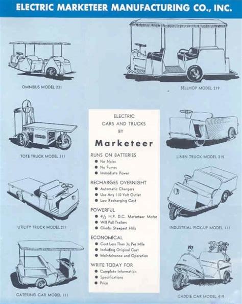 Marketeer Westinghouse Nordskog History Vintage Golf Cart Parts Inc
