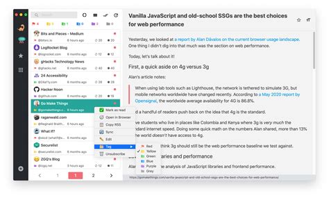 Github Richshaw2015dino Rss Electron A Simple Efficient Open Source Rss Reader Service