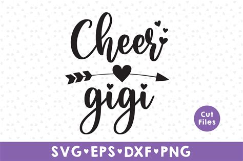 Cheer Gigi Svg Cheer Svg Gigi Svg Cheer Grandma Svg Cheer Etsy Schweiz
