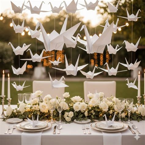 The Meaning Of White Origami Cranes Perfect For Modern Weddings Ori