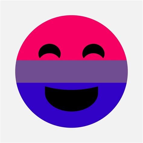 Bisexual Emoji Vector Illustration Isolated On White Background 6059965