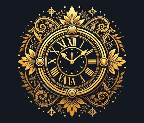 Stopwatch Timer Gold Vector Premium Ai Generated Vector