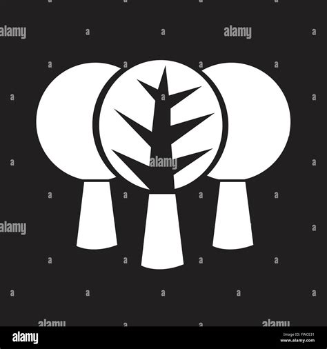 Tree Symbol Icon Stock Vector Image And Art Alamy