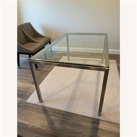 Room And Board Glass Top Table Aptdeco