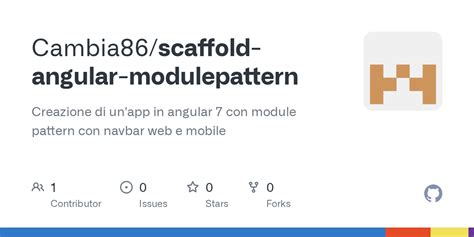 Github Cambia86scaffold Angular Modulepattern Creazione Di Unapp In Angular 7 Con Module