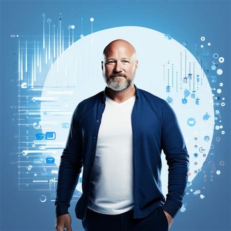 Premium Photo Unifying Insights Peoplecentric Analytics With Jonathan Ives Bluewhite Style