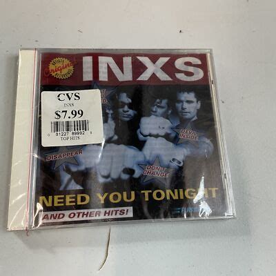 Need You Tonight And Other Hits Audio Cd Inxs 81227899929 Ebay