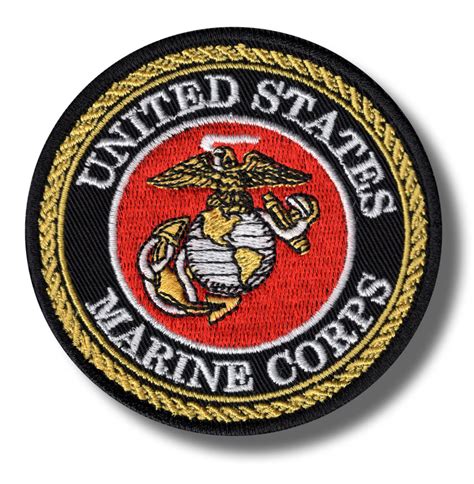 Usmc Embroidered Patch 8x8 Cm Patch