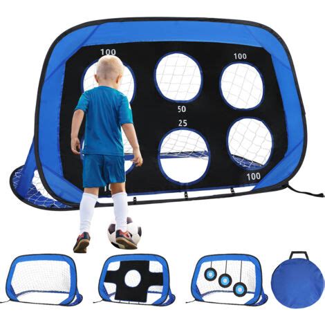 Wolketon Fußballtor 4 In 1 Mit Torwand Für Kinder Pop Up Fußballtor