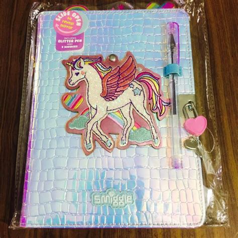 Brand New Smiggle Unicorn Diary Hobbies And Toys Stationery And Craft Stationery And School
