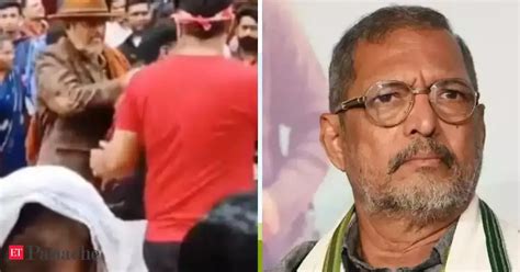 Patekar Nana Patekar Apologises After Video Goes Viral Claims He Slapped Fan By Mistake