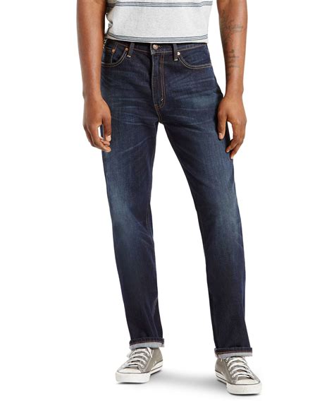 Levis Mens 541 High Rise Athletic Fit Tapered Sequoia Jeans Marks