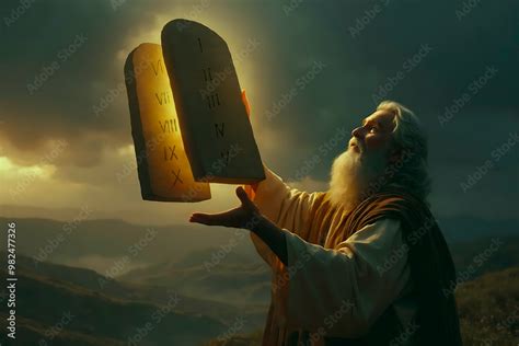 God Gave Moses The Ten Commandments On Mount Sinai A Pivotal Moment In