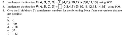 solved 2 implement the function