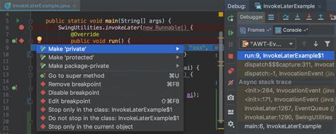 Intellij Idea 20182 Eap2 Breakpoint Intentions Enhancements In Code Refactoring And More