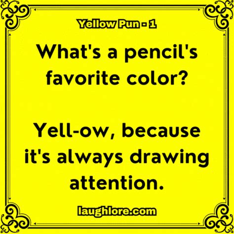 150 Yellow Puns
