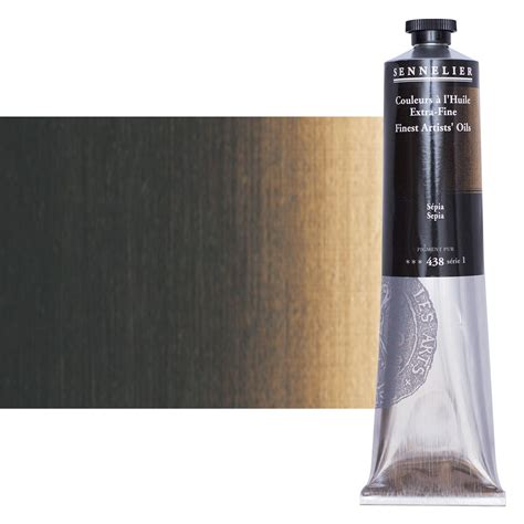 Sennelier Artists Extra Fine Oil Sepia 200 Ml Jerrys Artarama