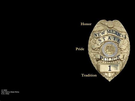 New Mexico State Police Fleet Badge Maxwell New Mexico Obsolete Police
