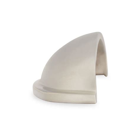 Edvard Solid Brass Curved Cup Pull Signature Hardware