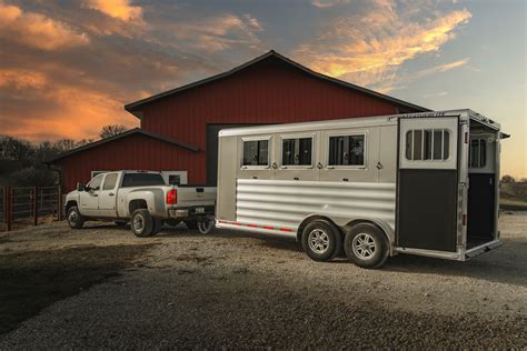 Bumper Pull Horse Trailers Horse Trailers Featherlite Trailers