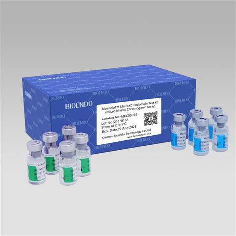 Bioendo ™ Kc Endotoxin Test Kit Kinetic Chromogenic Assay Fabricants