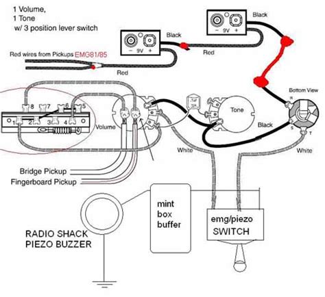 Piezo Preamp Wiring Diagram Wiring Flow Schema