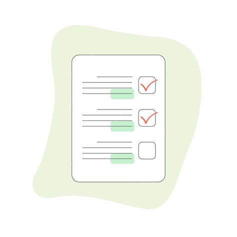 Premium Vector Check List With Checkboxes With Check Mark On The