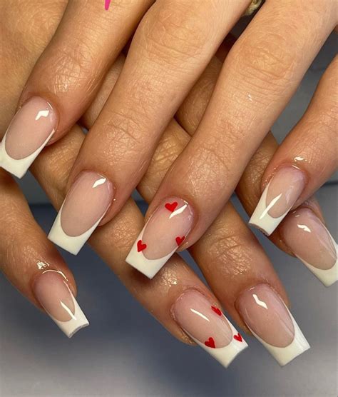French Tip Acrylic Nails Classy Acrylic Nails Pretty Acrylic Nails