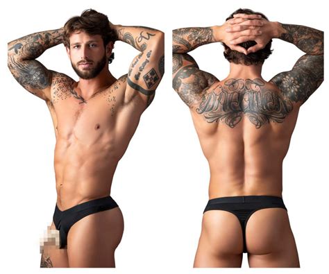 Male Power 417 304 Open Ended Thong Open Front Elastic Cock Ring Color Candyman Fashion
