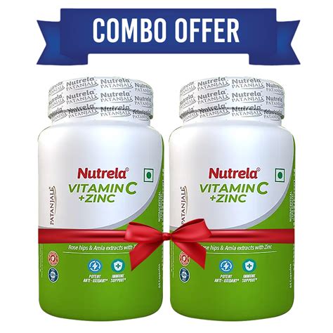 Combo Pat Nutrela Pat Nut Vit C Zn Pack Of 2 Buy Online