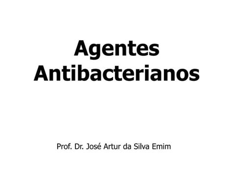 Aula Antimicrobianos Ppt