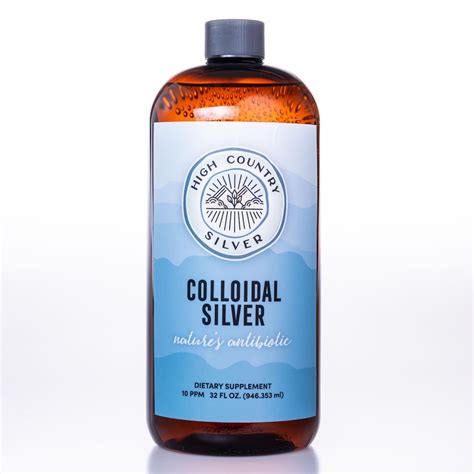 Colloidal Silver Nano Silver Solution Immune Support Ionic Colloidal Silver Made With 99 99