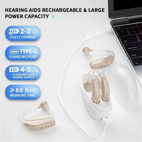 Hearing Aids Hearing Amplifiers For Seniors Rechargeable With Noise