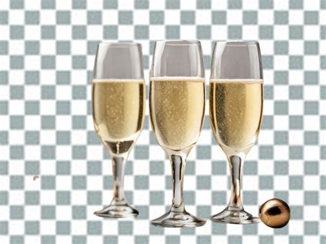 Premium Psd Toasting Champagne Glasses