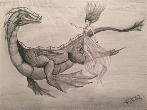 Pencil Drawings Of Mythical Creatures