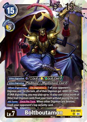 Curse Of Boltmon Cyber Eden Format Digimoncard