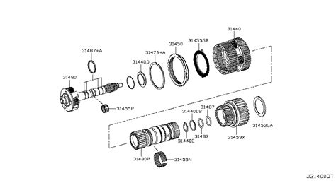 31480 Hg00a Shaft Assy Out Nissan Yoshiparts