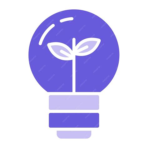 Premium Vector Ecologic Bulb Vector Illustration