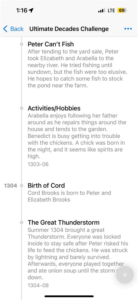 Timeline App R Sims4decadeschallenge