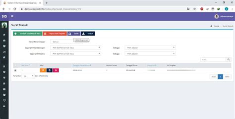 Bug Tidak Bisa Cetak Surat Masuk Di Hosting · Issue 1665 · Opensidopensid · Github