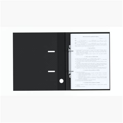 Office Document Binder Mockup 01 Open Modelo 3d Descargar Papelería