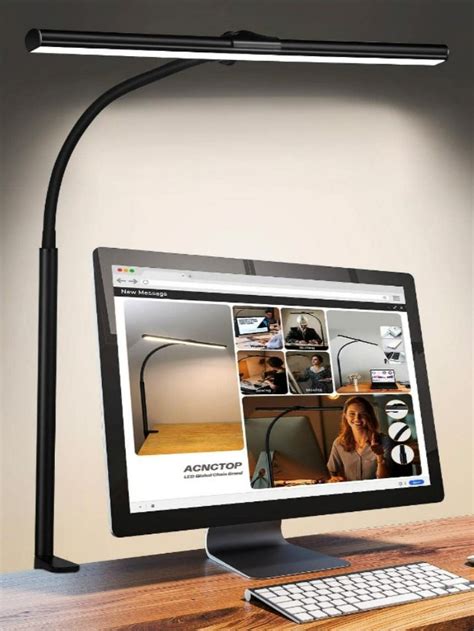 Acnctop Desk Lamp For Office Home Eye Caring Architect Task Lamp 25 Lighting Modes Adjustable