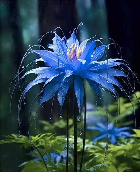 💙blue Spider Lily Where Mystery Meets Beauty