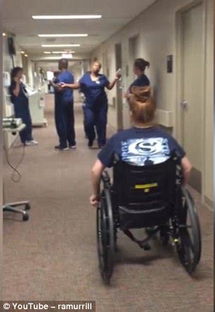 Nurse Reacts To Paralysed Bailey Murrills Surprise Of Walking In Video