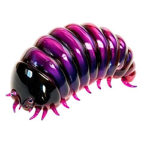 Colorful And Glossy Artistic Representation Of A Giant Isopod 57348197 Png