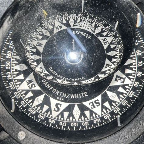 Sell Vintage Danforthwhite Constellation Express Boat Compass In For Us 28995