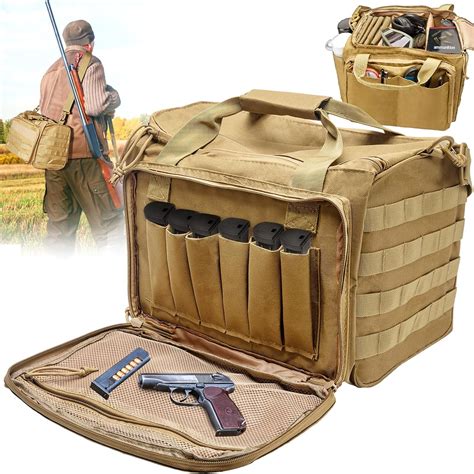 Tactical Range Bag Tactical Gun Range Bag With 2 Pistol Cases